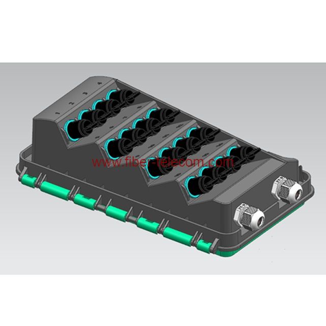 Fiber Optic Box 16F for 4.8mm Corning Drop Cable with SC/UPC Connector ...